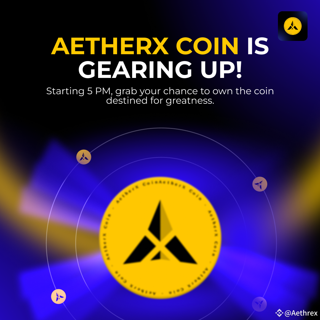 🔥 TODAY is the day! Aethrex Coin (AX) ICO launches at 5 PM. | Aethrex on Binance Square