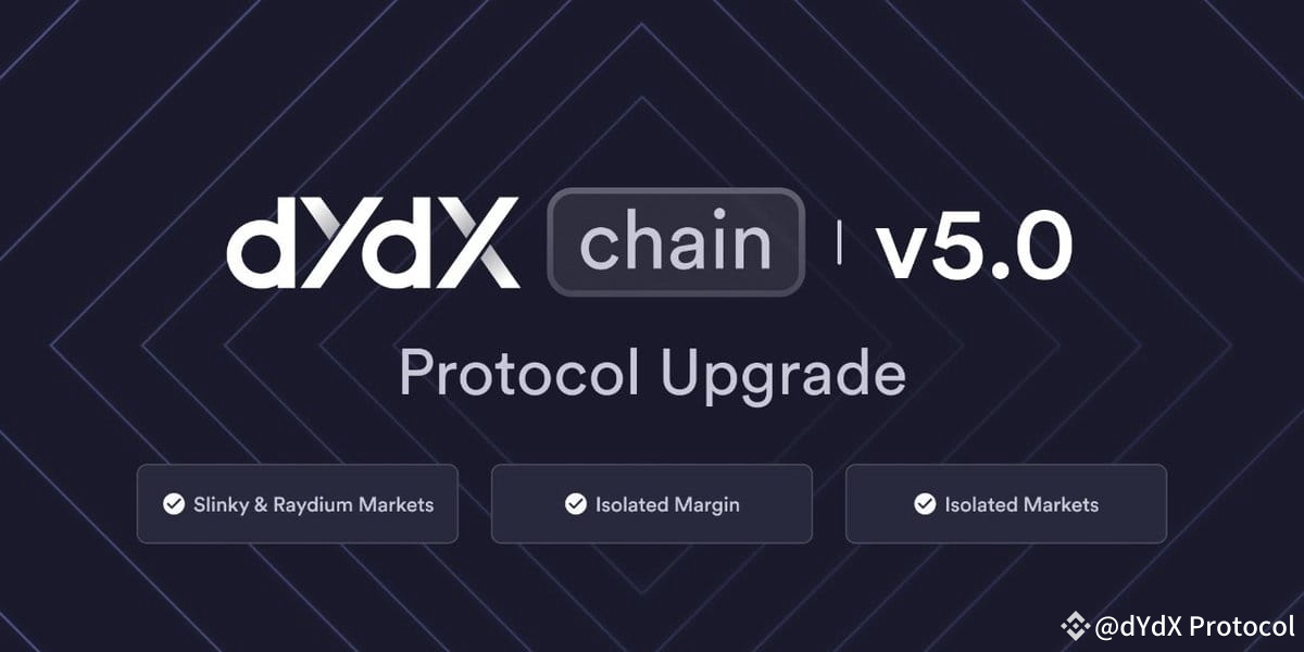 dYdX Chain has successfully upgraded to v5.0! Block producti | dYdX Protocol on Binance Square
