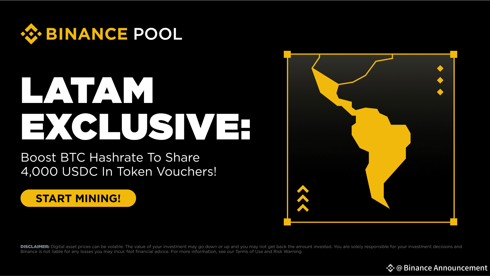 Binance Pool LATAM Exclusive: Boost BTC Hashrate for a Chance to Share ...