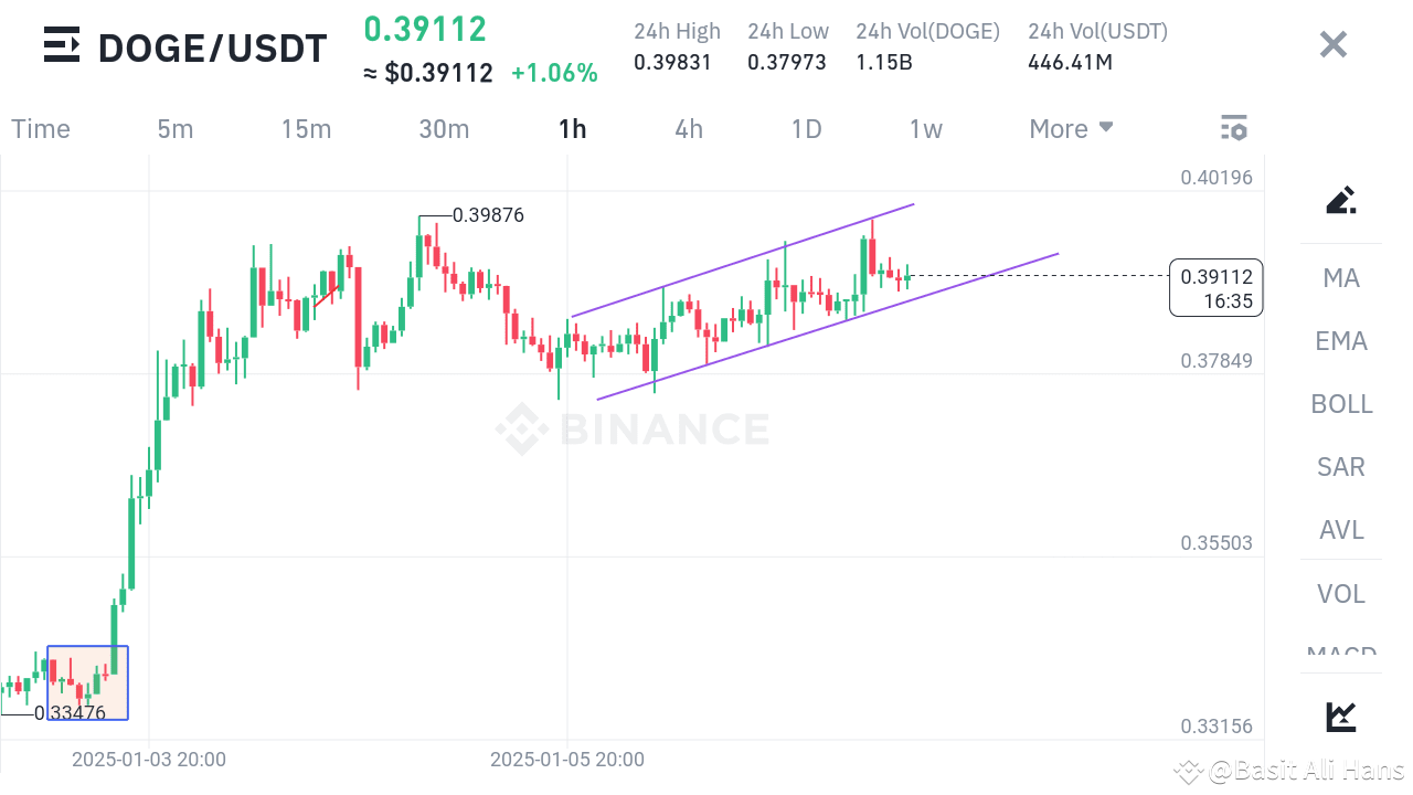 $DOGE Hi Guys If the Doge Break this Support⬇ Trend line th | Basit Ali ...