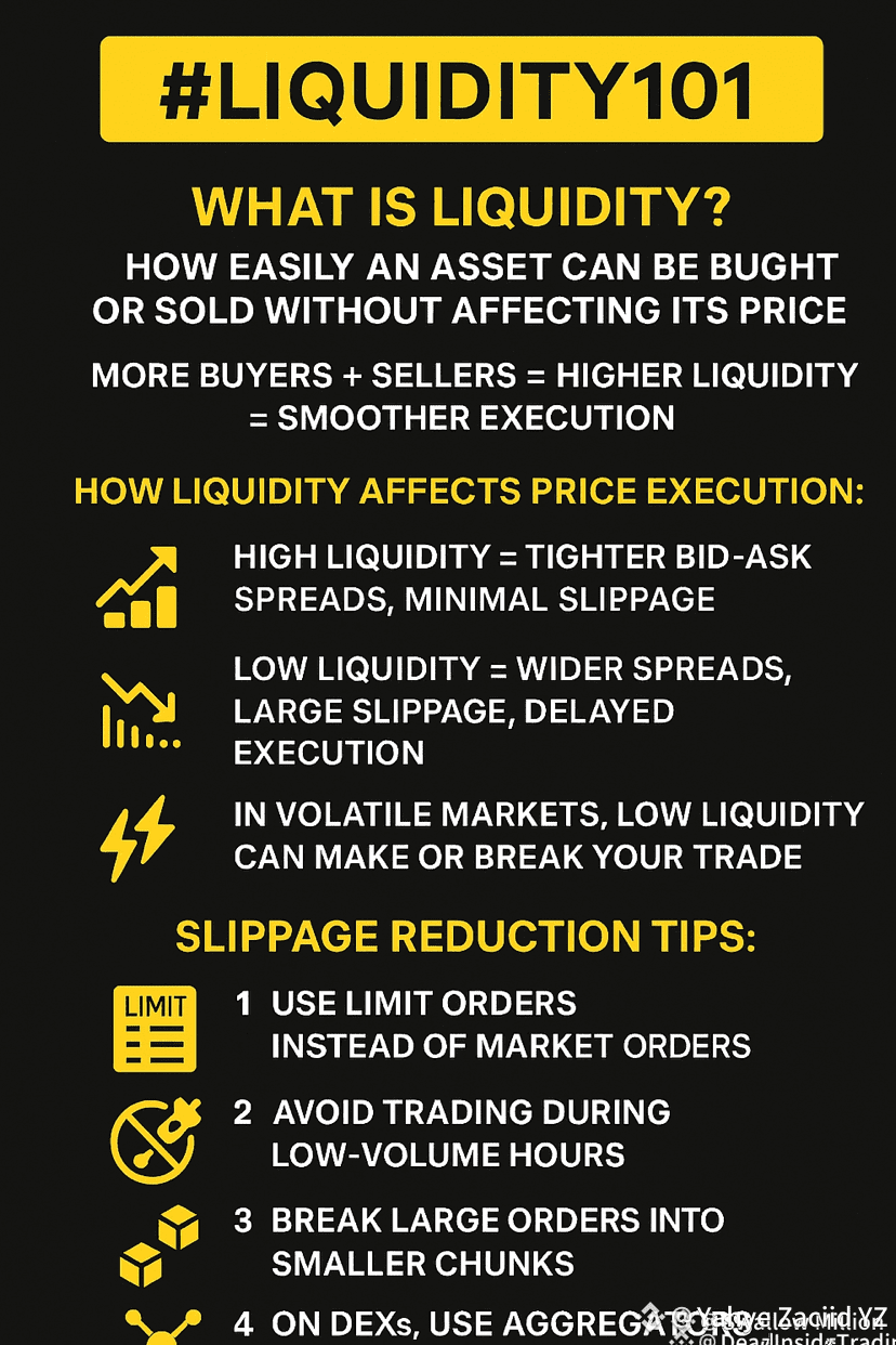 #Liquidity101 **Liquidity Explained: Why It Matters in Cry | Yahye ...