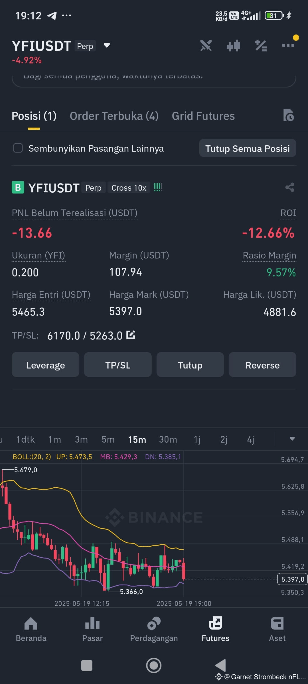need enlightenment hold on or let go? 🥲 #YFI | Garnet Strombeck nFLi on ...
