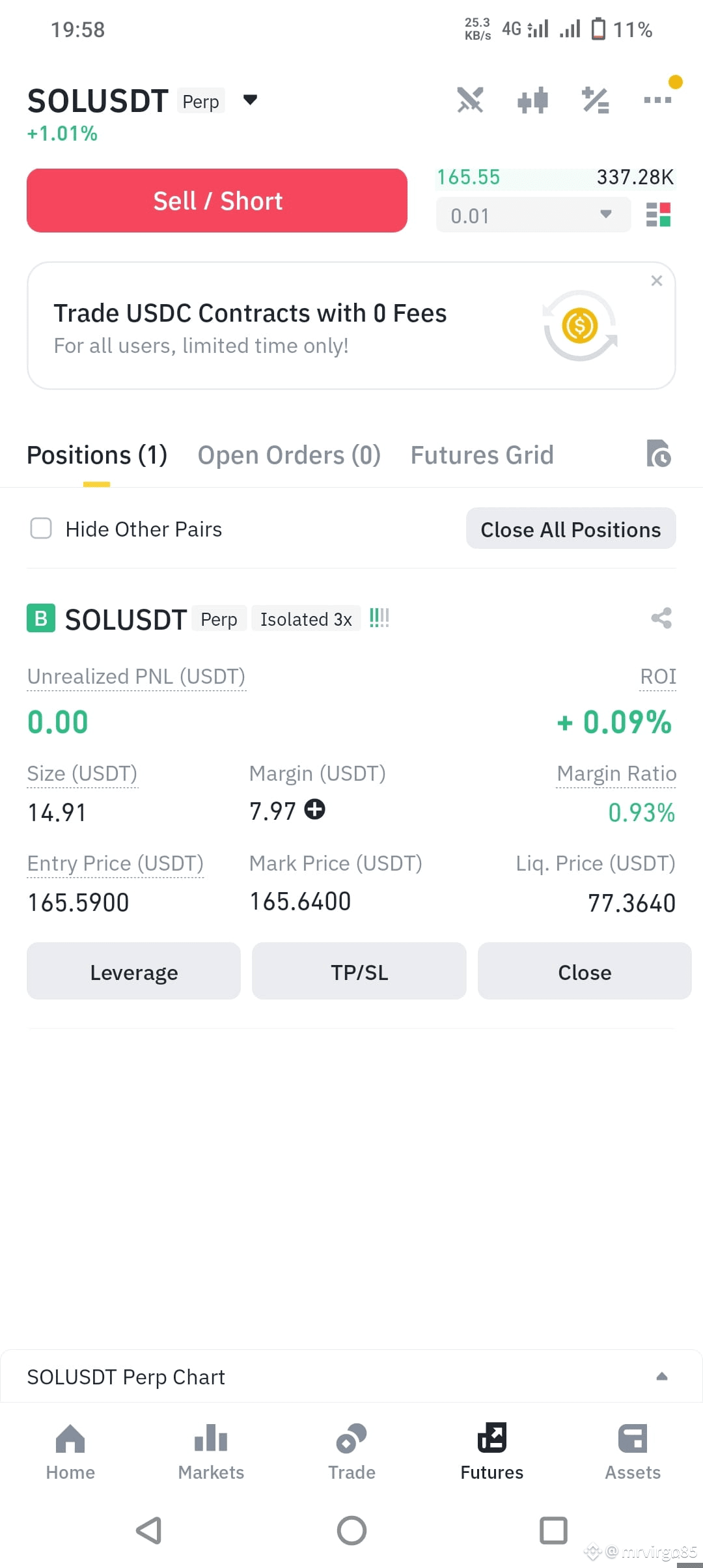 I'm beginner at future and start trade this is my 1st trade | mrvirgo85 ...