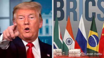 🚨 Trump Warns BRICS on Dollar Challenge 🚨 U.S. President | Lavan mattu ...