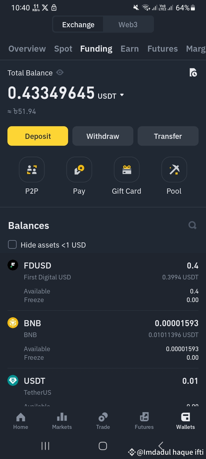 i have 0.43$ what shold i do $ACT $PNUT $DOGE | ludadmi on Binance Square
