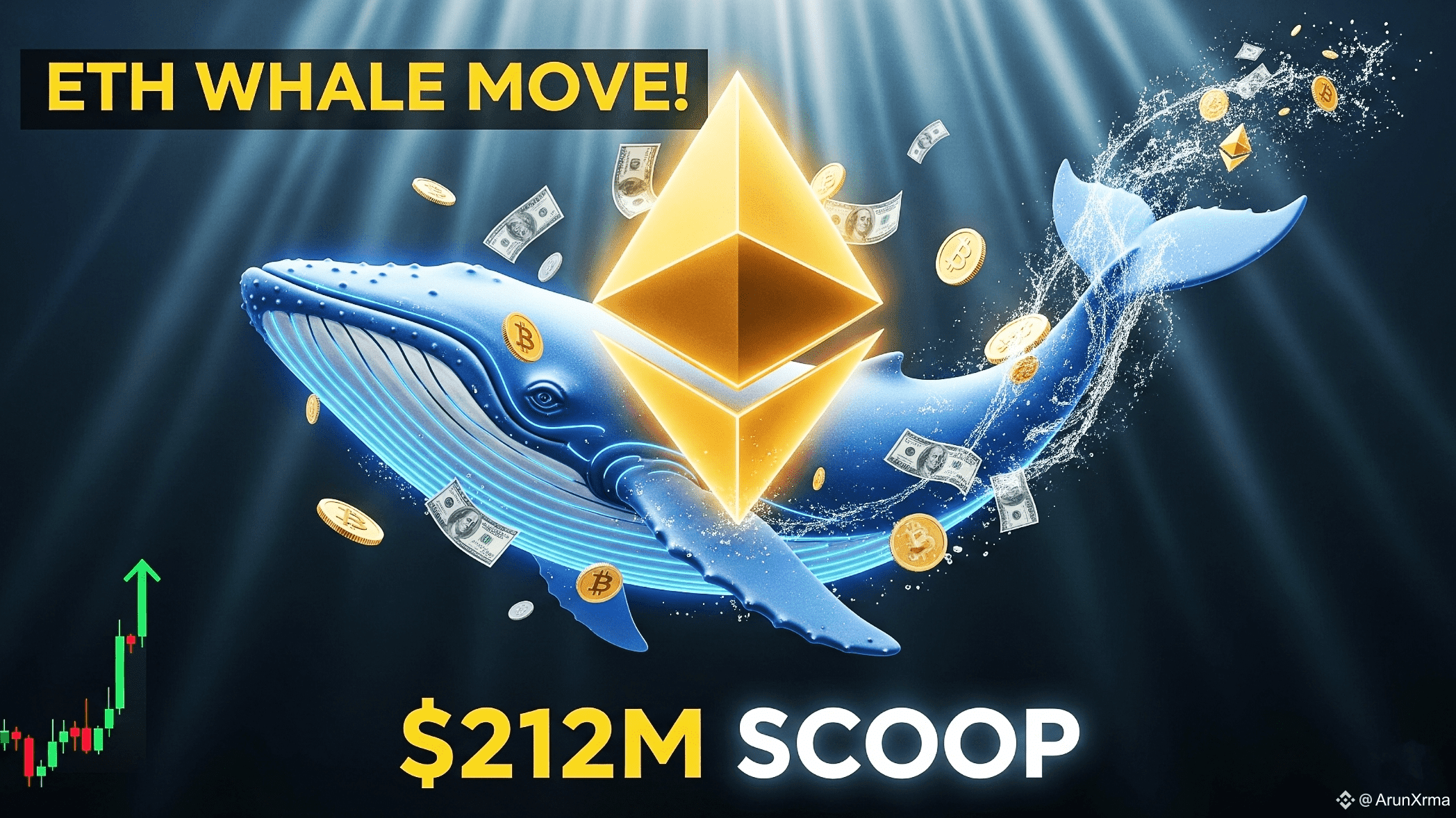 🚨 Mega ETH Whale Alert! 🐋💎🤑 | Arun Analyst on Binance Square