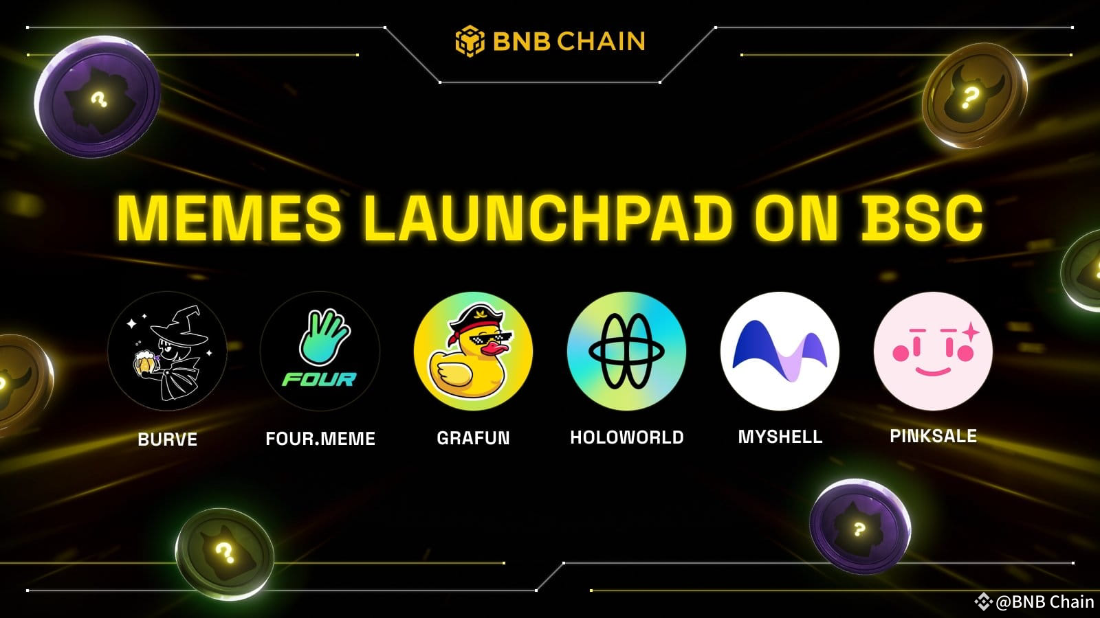 Launch your meme coin & compete for a $200K prize pool + up | BNB Chain ...