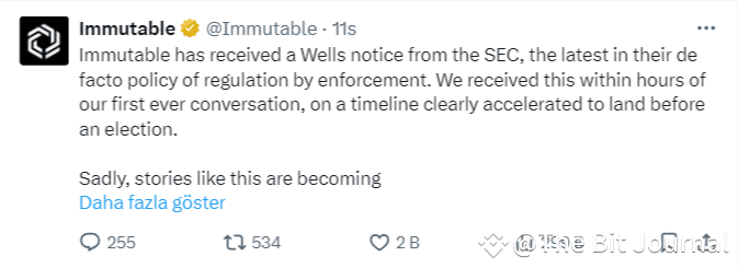 SEC Targets Altcoin: IMX Faces Sharp Drop After Regulatory Notice | The Bit Journal on Binance ...