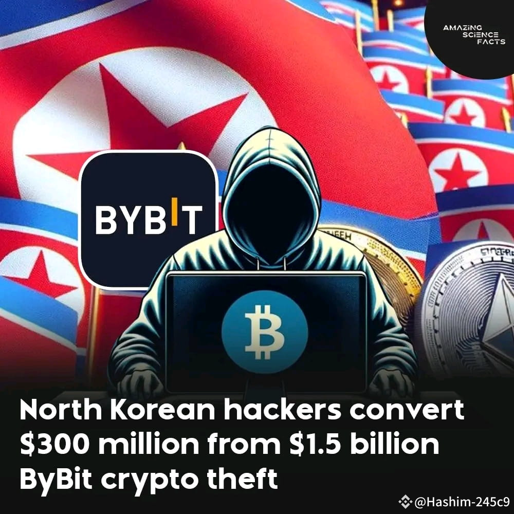 Hackers from North Korea took $300 million from the $1.5 bil | Hashim-245c9 on Binance Square