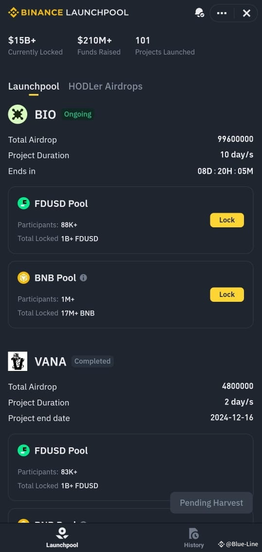 🚀 Bio Coin on Binance Launch Pool – Stake & Earn Rewards! | Blue-Line on Binance Square
