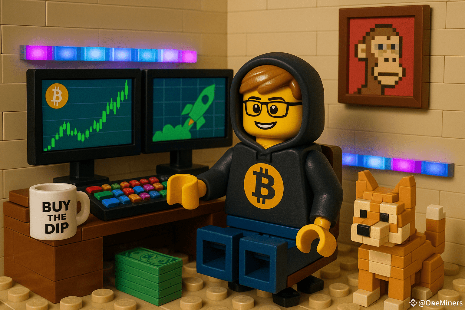 The Ultimate Crypto Trader Lego Set!😎 What would you includ | OneMiners on Binance Square