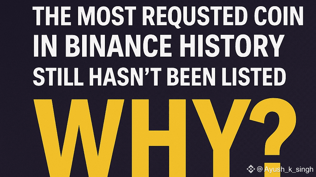 🚨 The Most Requested Coin in Binance History Still Hasn’t Been Listed ...