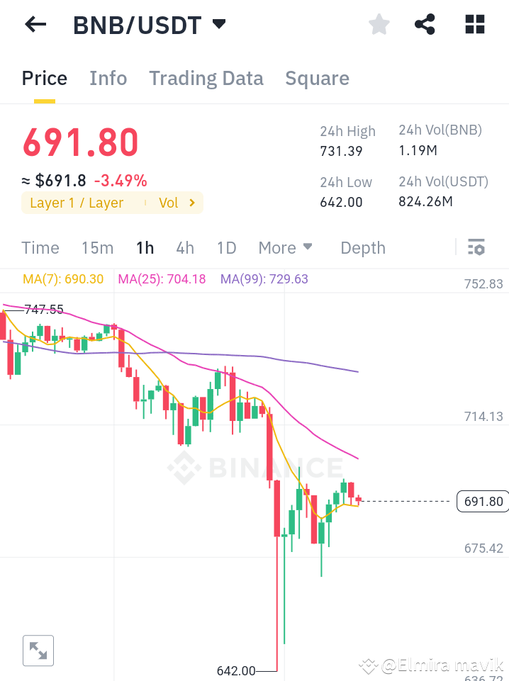 🚀 $BNB /USDT Market Update - A Deep Dive 🚀 💰 $BNB Curren | Elmira mavik on Binance Square