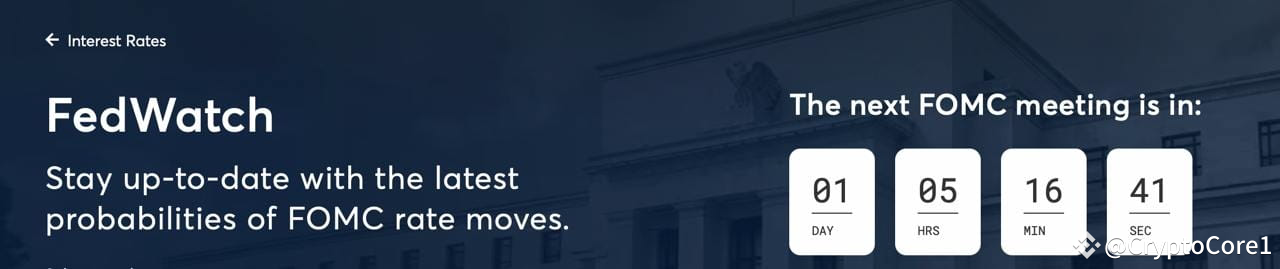 🚨 Big Day Ahead: FOMC Meeting Tomorrow! 📊 There’s a 97% c | CryptoCore1 on Binance Square