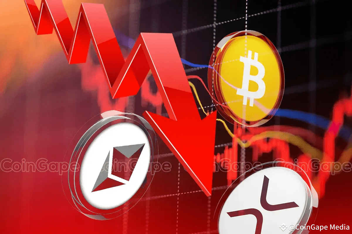 ⚠️ Crypto Market Crashes: $800M Wiped Out! 🔻 Crypto prices | CoinGape ...