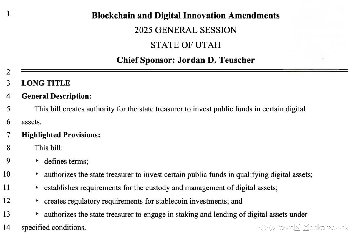 🚨 Utah State Representative @jordanteuscher introduces Str | Paweł ...