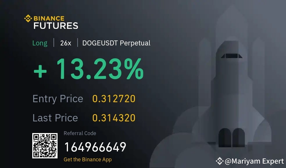 $DOGE USDT Trade Update: Target Achieved! Entry Price: $0 | Mariyam_expert on Binance Square