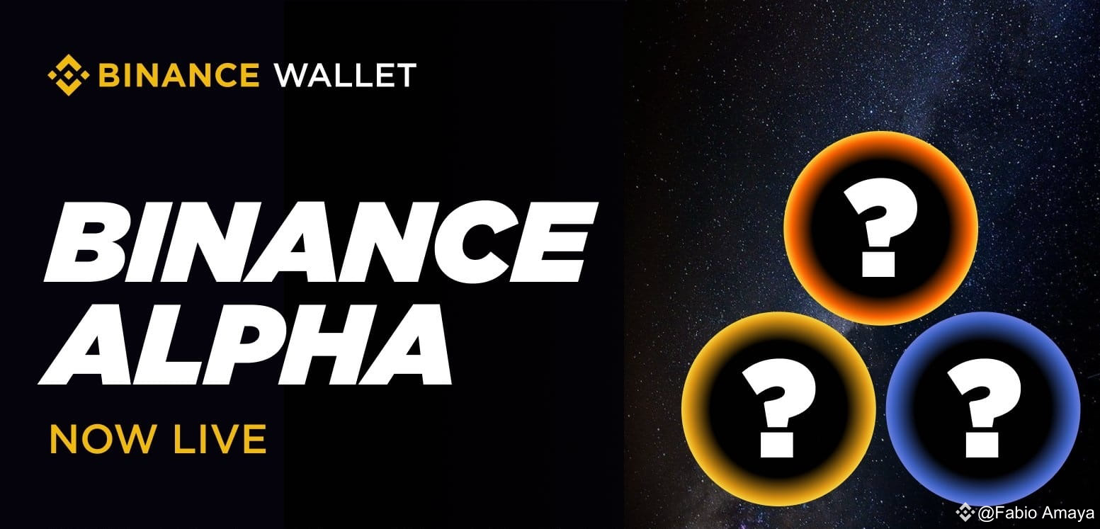 Explore the future of cryptocurrencies with Binance Alpha! | Fabio ...