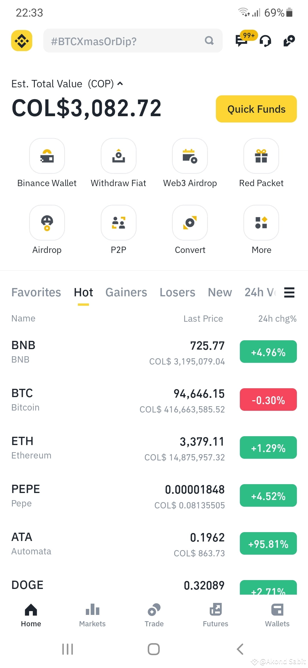 My btc🫣 3000 usd🥲🫣plg like follow me🫣$BTC $ETH @Binance | Akond Sabit on Binance Square