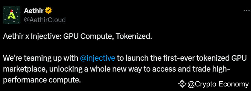 Aethir and Injective Announce Partnership to Create Tokenized GPU Platform | Crypto Economy on ...