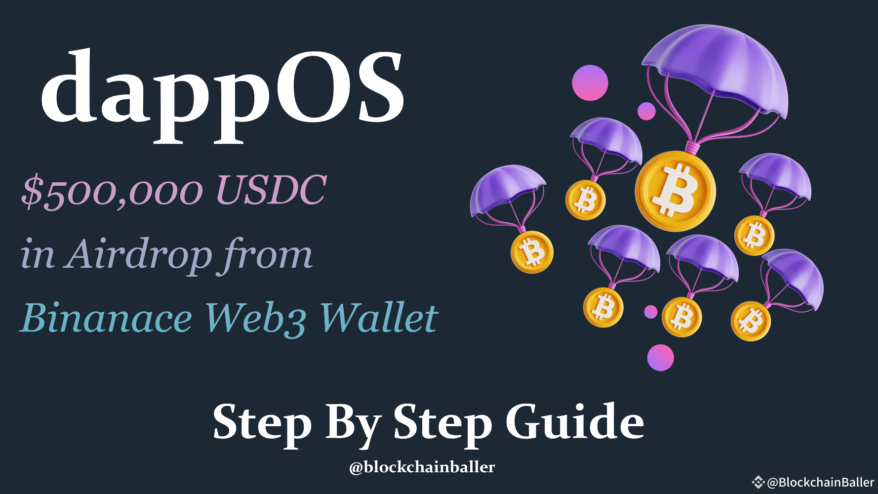 🚨🚨 $𝟱𝟬𝟬,𝟬𝟬𝟬 $USDC 𝗢𝗳𝗳𝗶𝗰𝗶𝗮𝗹 𝗔𝗶𝗿𝗱𝗿𝗼𝗽 𝗯 | BlockchainBaller on Binance Square