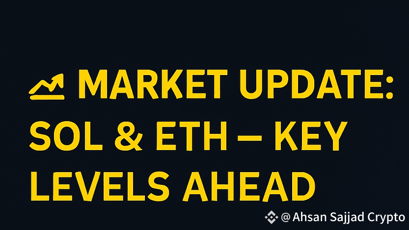 📊Оновлення ринку: SOL & ETH – Ключові рівні попереду | Ahsan Sajjad ...