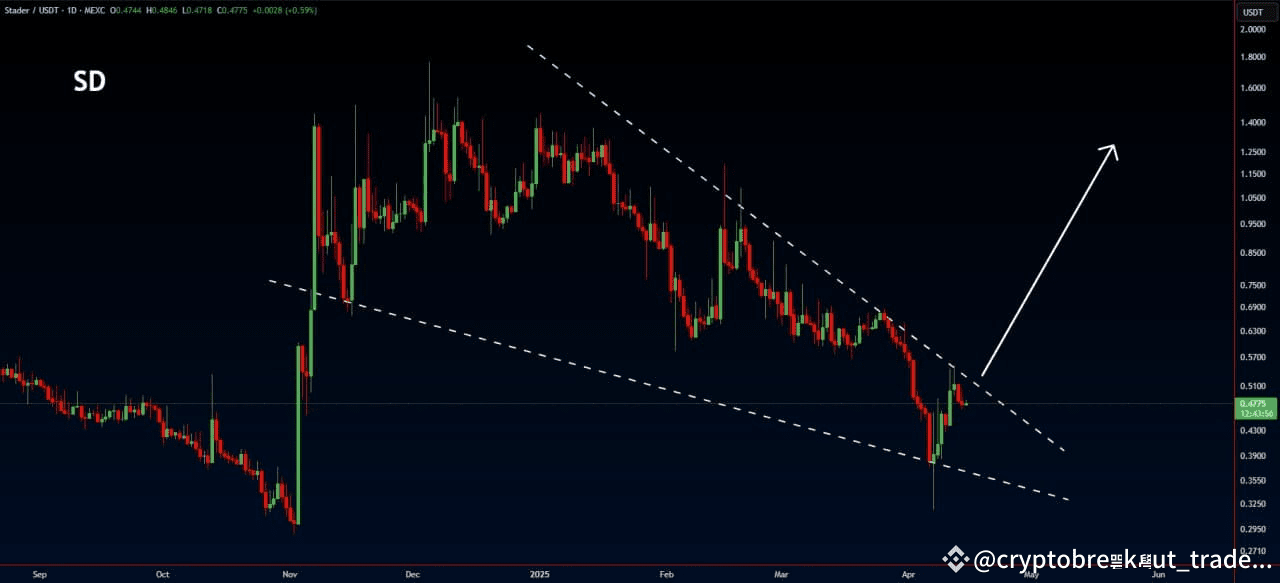 #SD Falling Wedge is fully completedd👌 Cabbage went live | cryptobreakout_trader on Binance Square