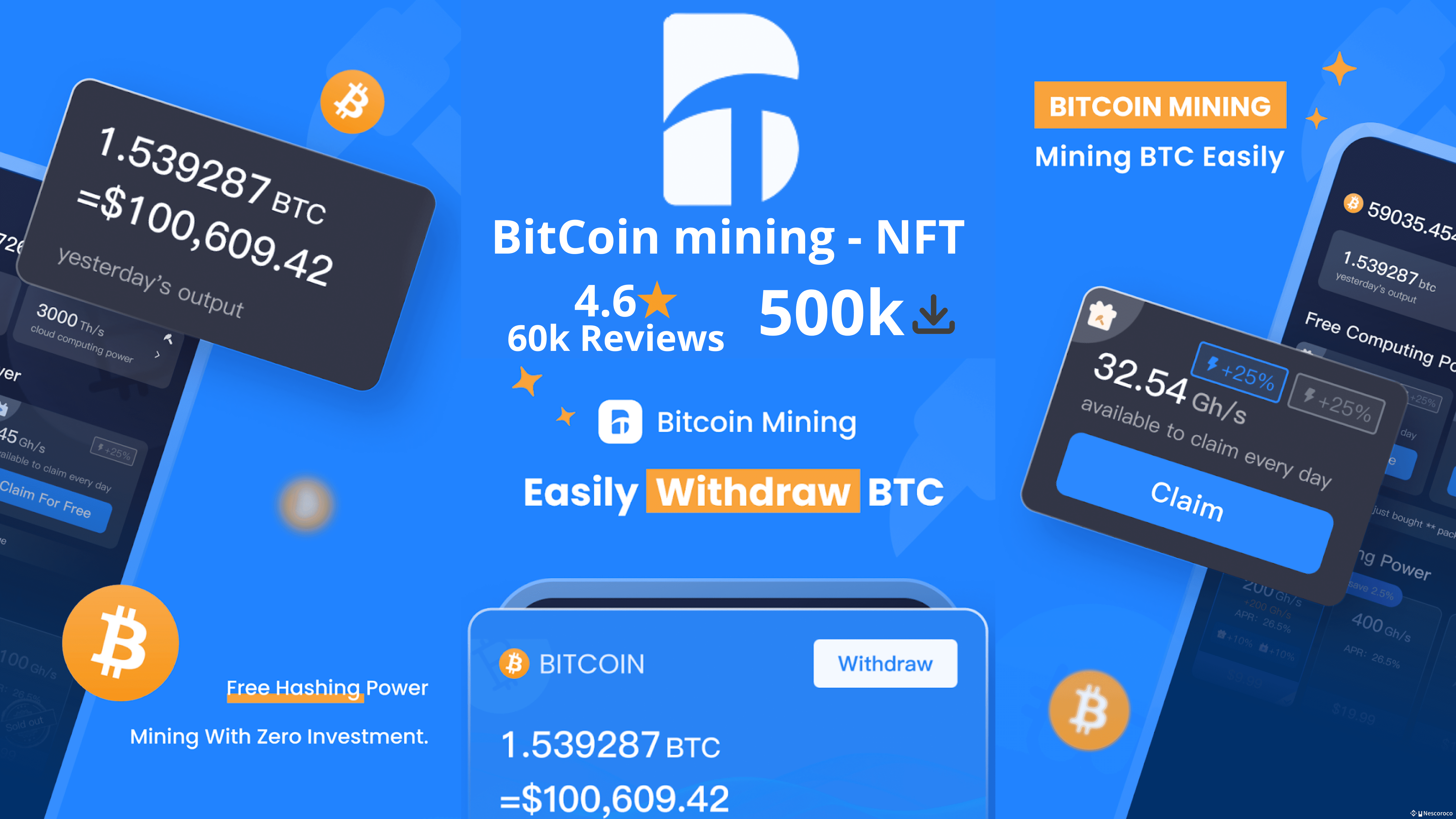 $BTC I've tried all the crypto miners on the Play Store, an | Nescoroco ...