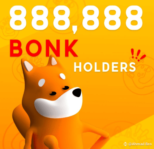 🚀 $BONK Smashes 888,888 Holders! 🐾 The Solana meme king h | Savaira Queen on Binance Square