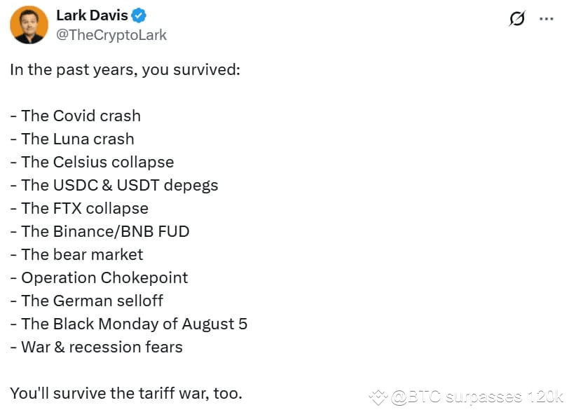 $ETH $WLD Lark Davis @TheCryptoLark Over the years, yo | BTC surpasses 120k on Binance Square