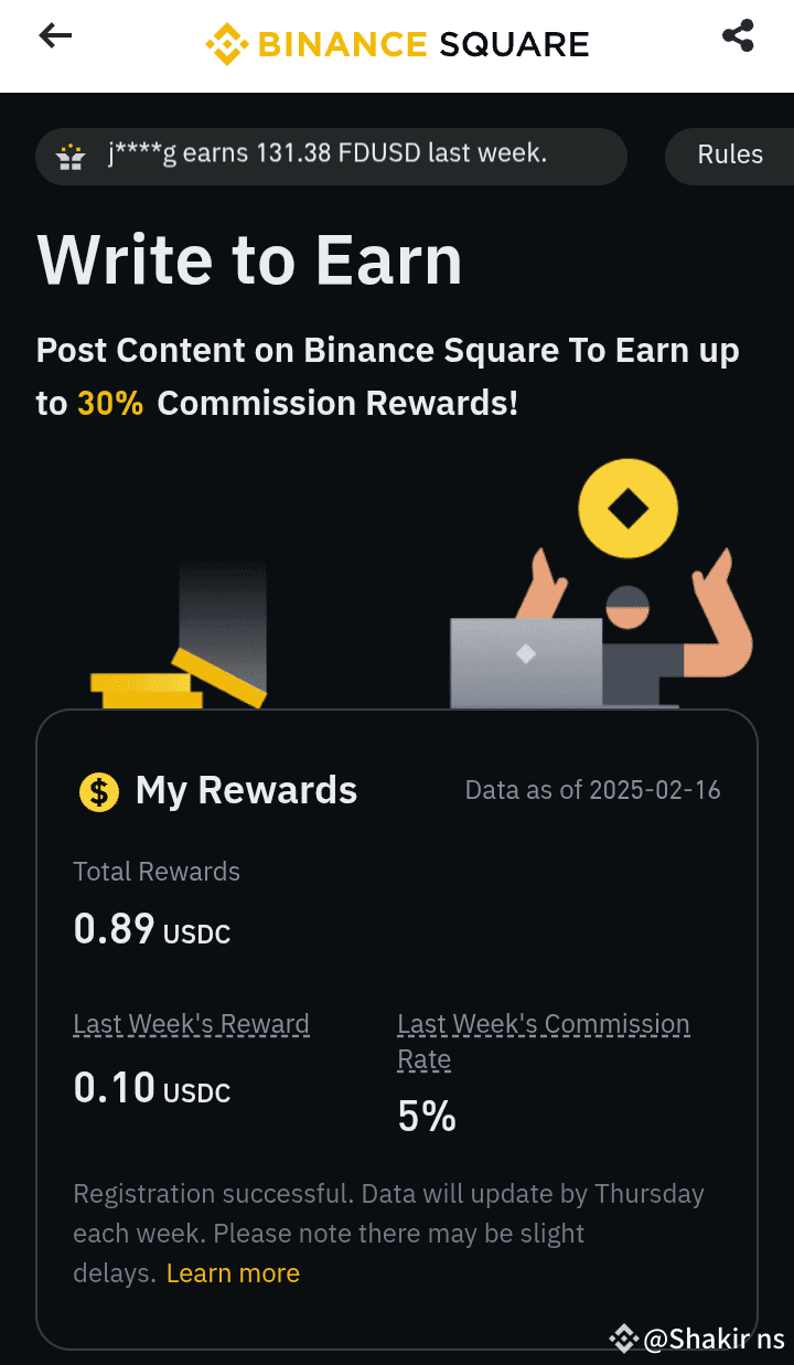 $S $TIA $XRP Earn While You Write: Binance Write to Earn! | Shakir ns on Binance Square