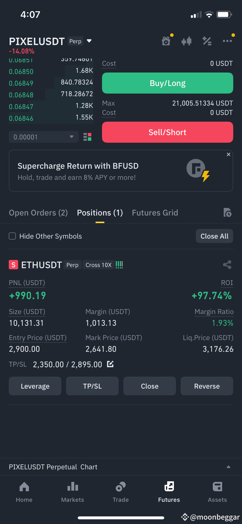 $ETH told u guys to short at 2900 | moonbeggar on Binance Square