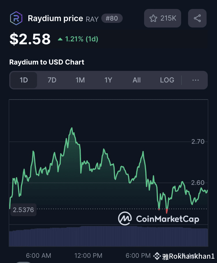 $RAY Radium can give you maximum return to hold it for mid t | Rokhankhan1 on Binance Square