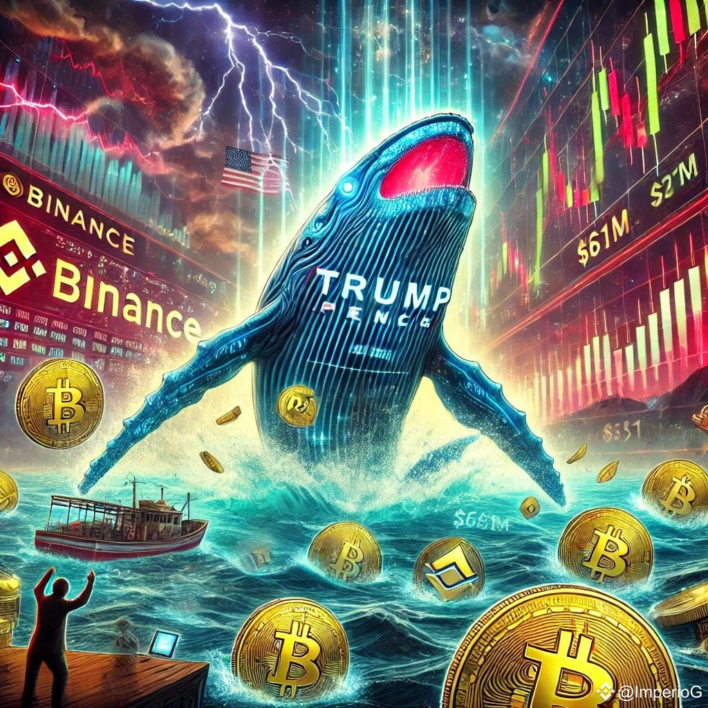 #TRUMP 🔥 WHALE MOVES $61M IN TRUMP TOKEN! RUG PULL SIGNAL O | ImperioG ...