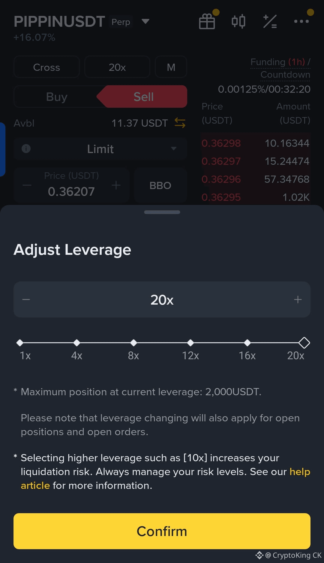 $PIPPIN Alert 🚨 Previously 50X, the leverage has now | CryptoKing CK on ...