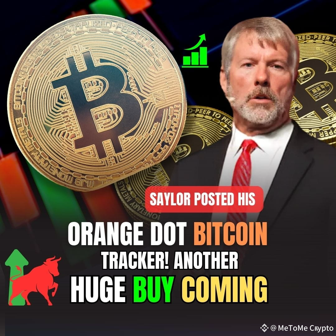 Saylor Signals Huge Bitcoin Buy!🚨 $BTC Michael Saylor jus | MeToMe Crypto on Binance Square