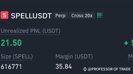 MASSIVE PROFIT IN SPELL COIN IN ONE TRADE $21🤑🤑🔥🔥🔥👇👇👇 | PROFESSOR OF ...