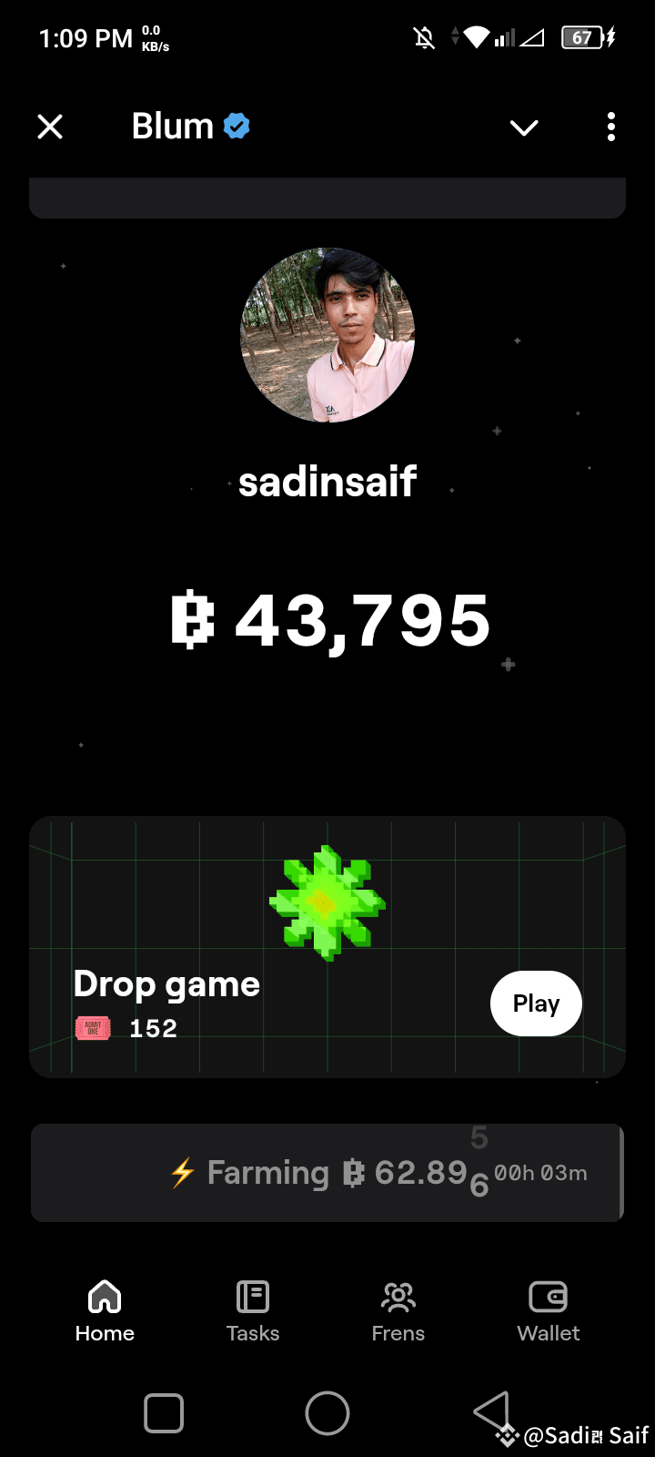 Currently Blum the most powerful project in the world. | Sadin Saif on Binance Square