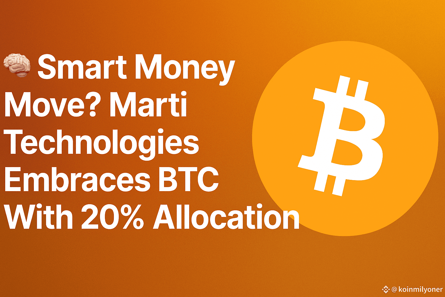 🧠 Smart Money Move? Marti Technologies Embraces BTC With 20 ...