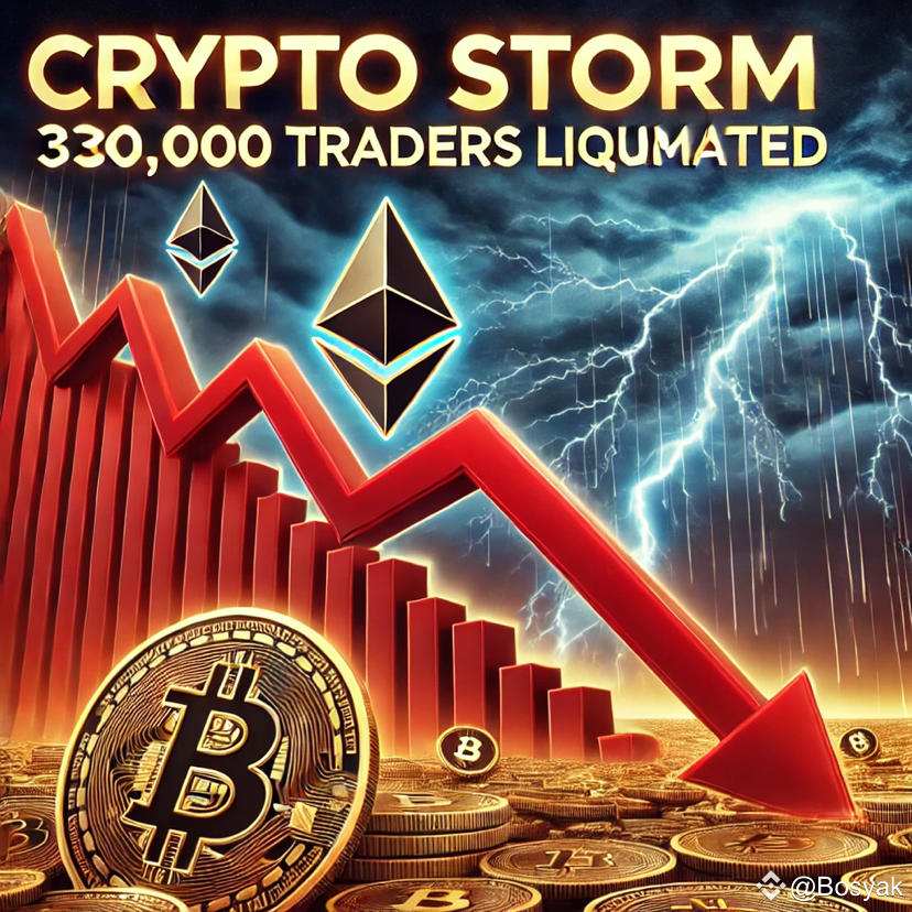 Crypto Storm from China: 330,000 Traders Liquidated The cry | Bosyak on Binance Square