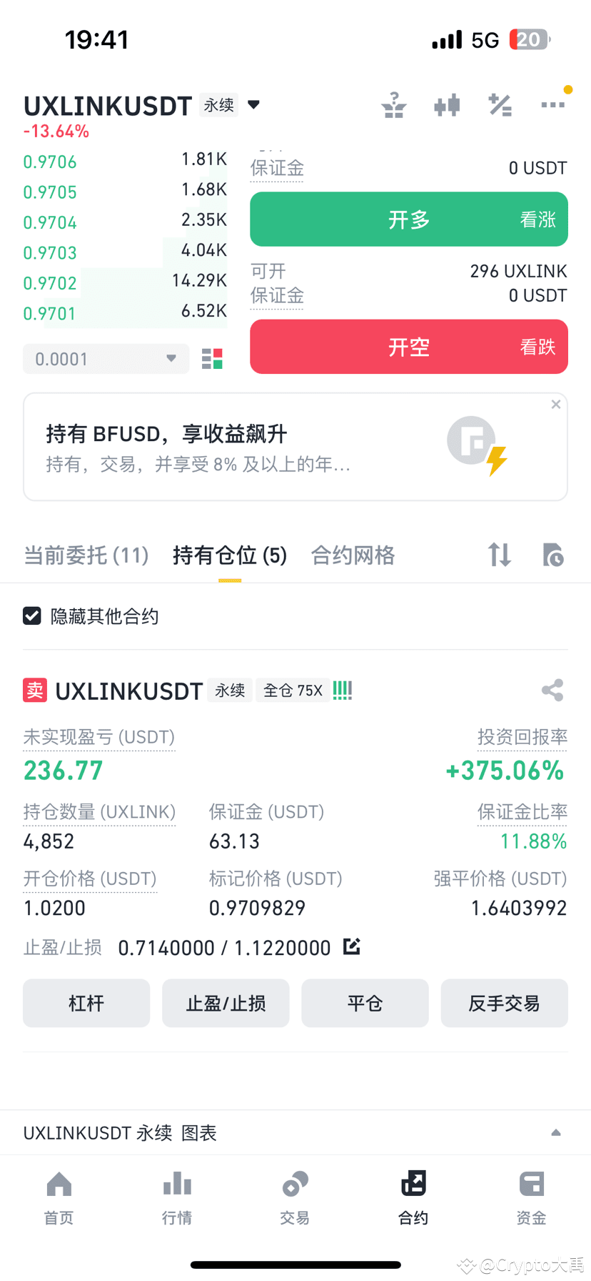Hang or not brothers, uxlink direct waterfall | Crypto大禹 on Binance Square