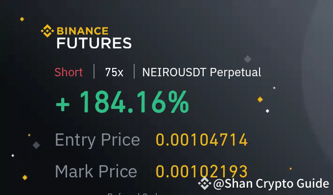 $NEIRO Any doubt 🧐🧐🧐 Follow for more trade 184% in one | Shan Crypto Guide on Binance Square