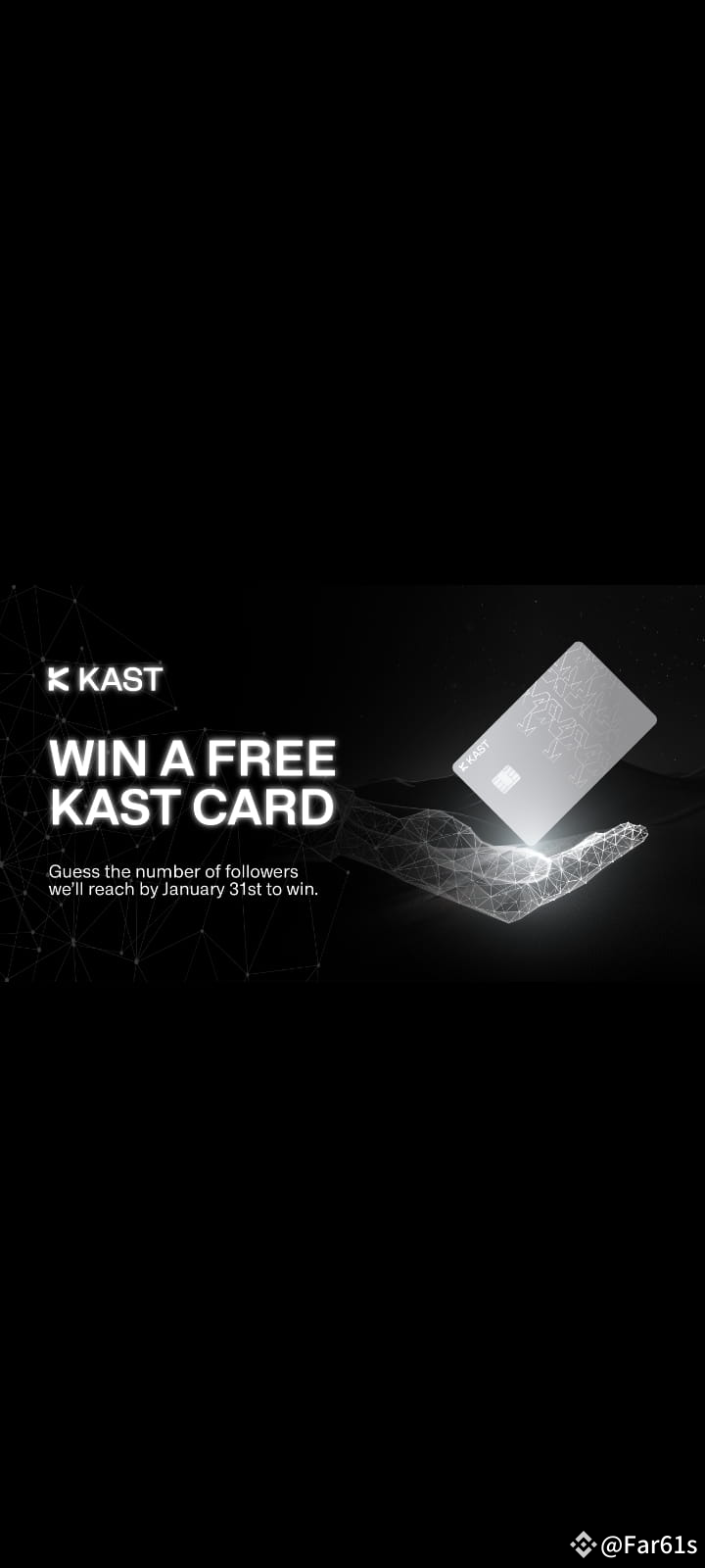 Win a Free #KAST Card! Guess the exact number of followers | Far61s on ...
