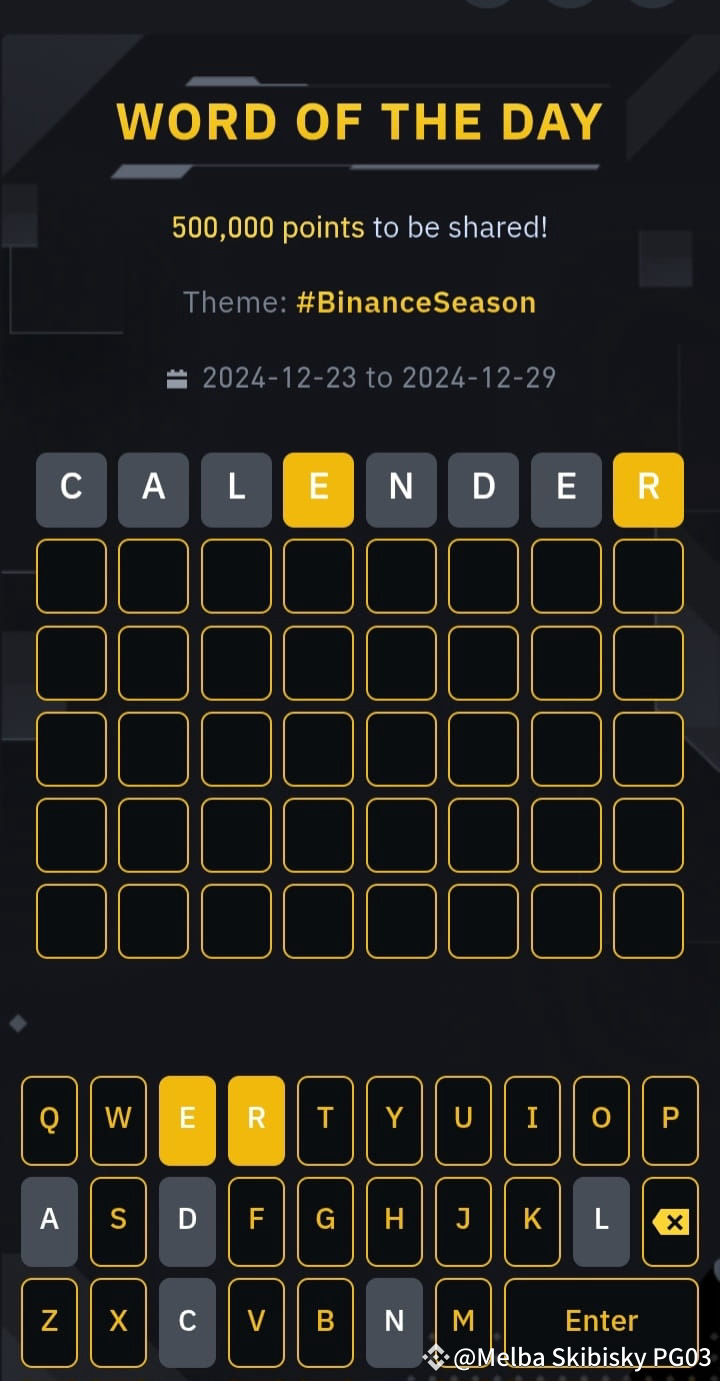 next word??? | Melba Skibisky PG03 on Binance Square
