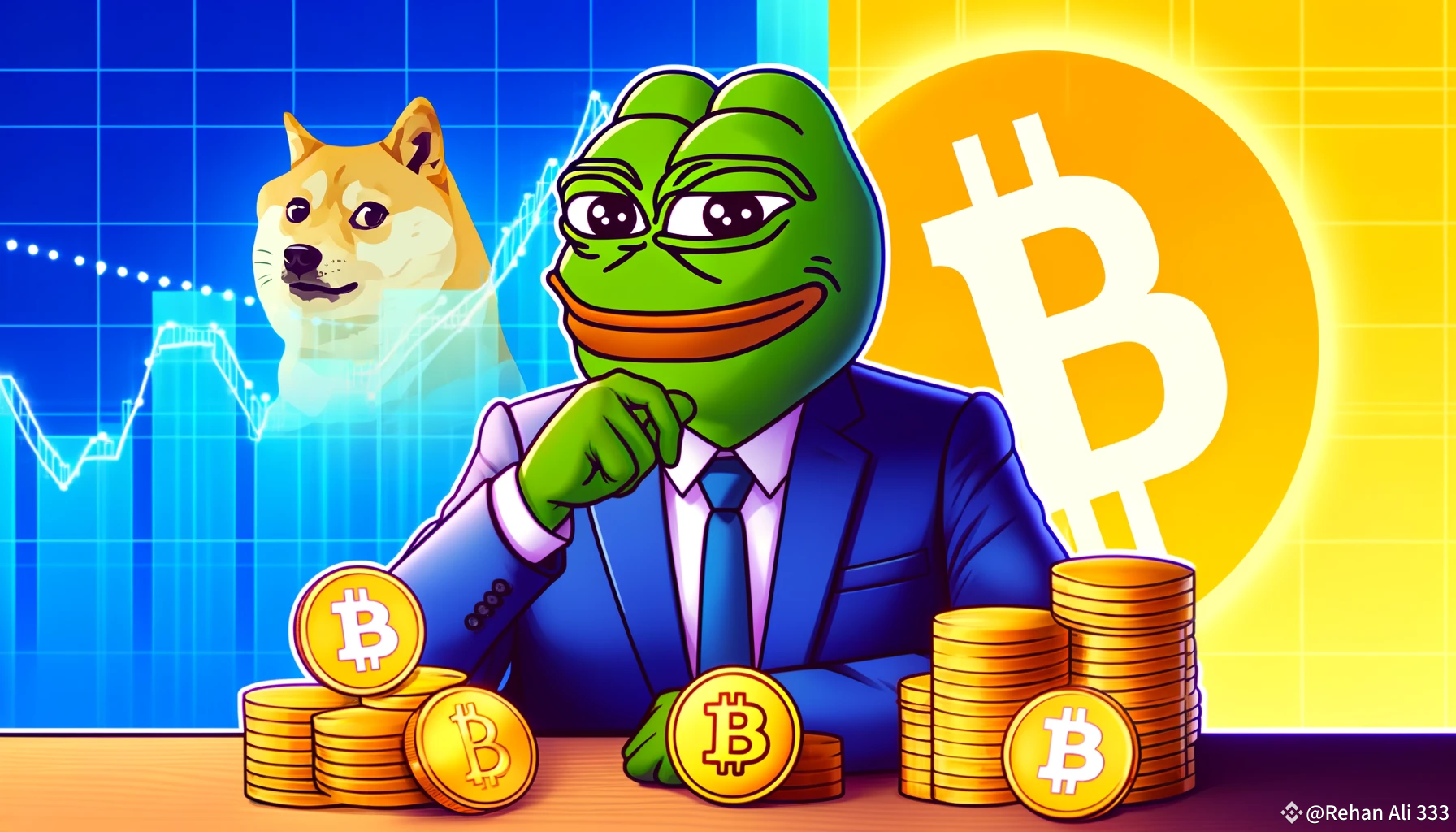 #PEPE‏ #BTC $BTC $ PEPE or BTC future in binance If you'r | Rehan Ali ...