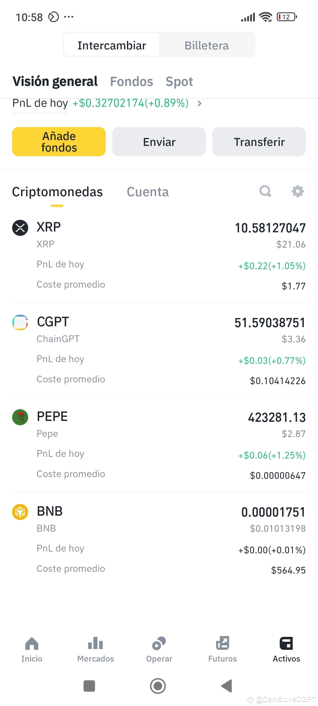 is my crypto wallet doing well? which one should I invest mo ...