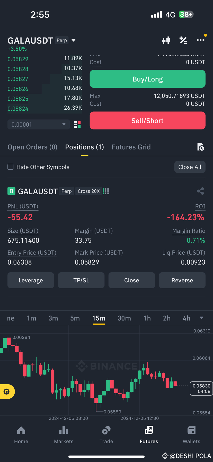 $BTC Hello everyone. Should i hold it or close it, I’m in a | DESHI ...