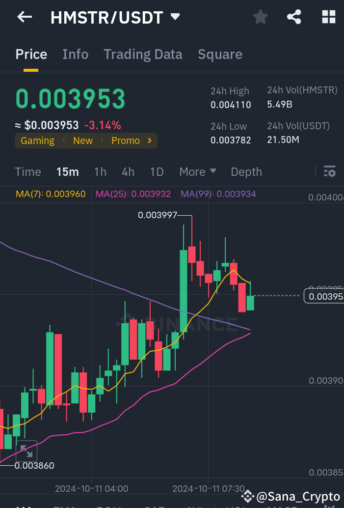 Analyzing $HMSTR Coin: Support, Resistance, and Entry Strat | Sana_Crypto on Binance Square