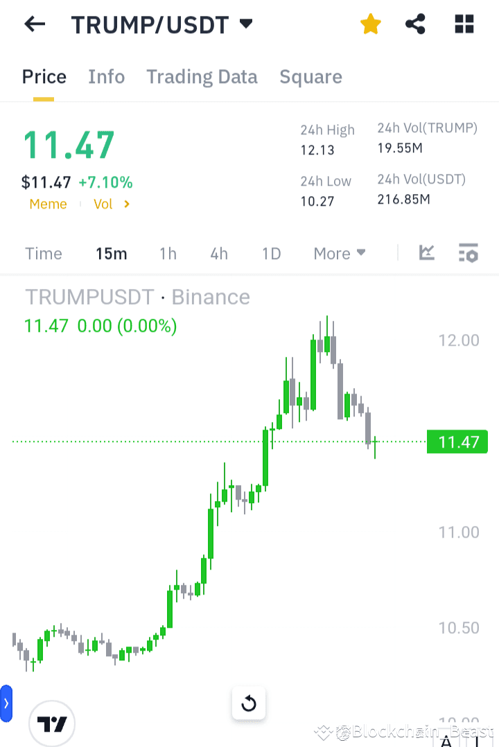 📉 $TRUMP /USDT Short Trade Setup 🔻 💰 Current Price: $11. | Aliza_Crypto_786 on Binance Square