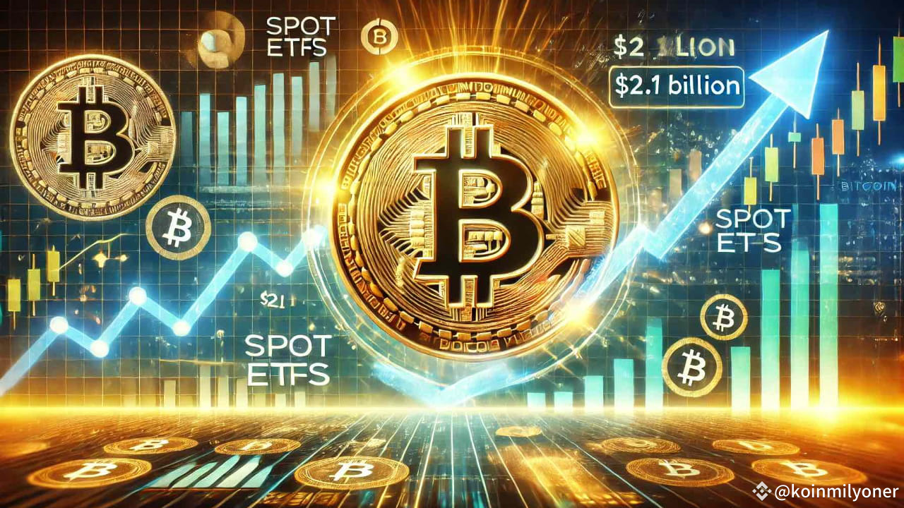 Bitcoin Key Indicator Improves As Spot ETFs Receive $2.1 Billion Weekly ...